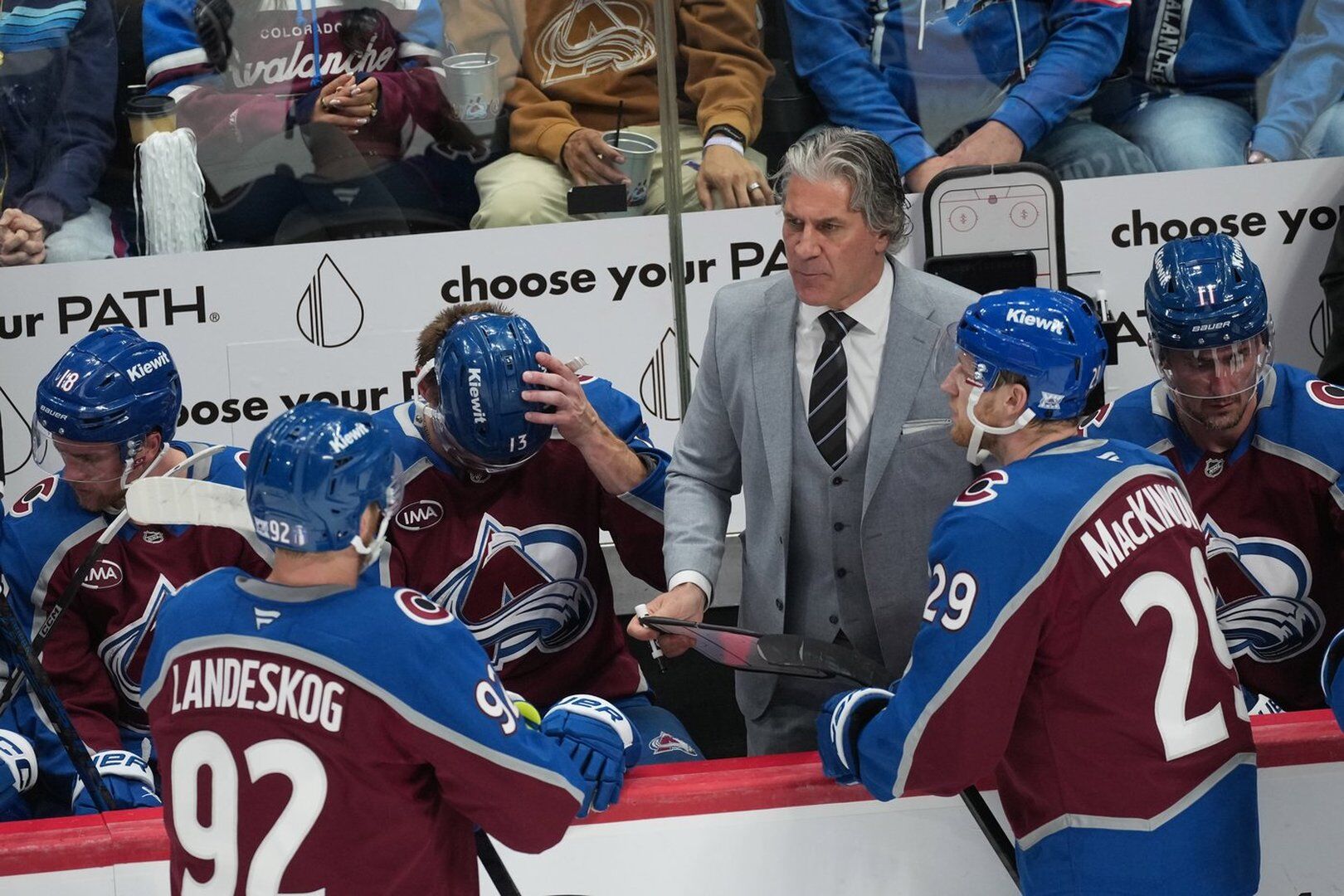 Nathan MacKinnon delivers off big hits, scoring as Avalanche seize a 2 ...