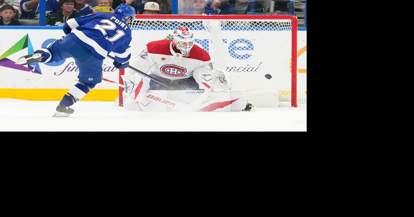 Lightning hold off Canadiens 5-4 in shootout, extend win streak to 4 games