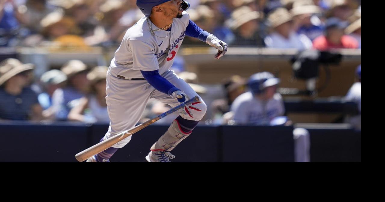Betts’ grand slam caps 8-run 4th inning as the Dodgers stun the Padres 13-7