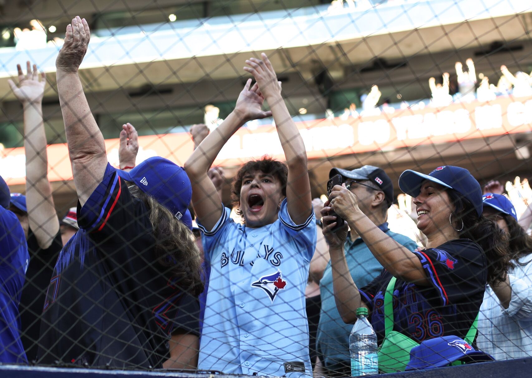 Toronto Blue Jays fans bask in the joy of winning the AL East