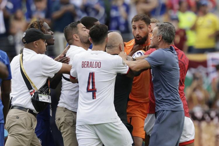 Scuffle breaks out at end of Club World Cup final as Luis Enrique ...