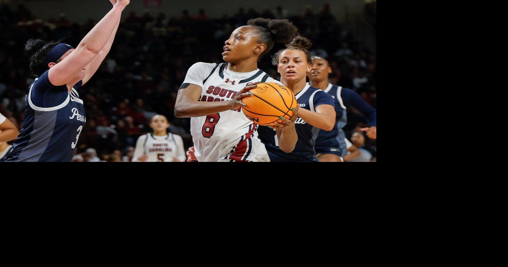 Edwards' career-high 29 points lead No. 3 South Carolina to 95-55 win ...