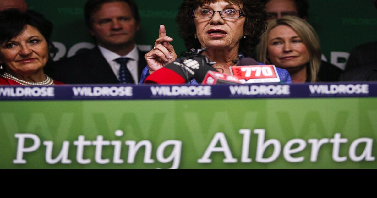 Alberta’s Wildrose party names Heather Forsyth interim leader