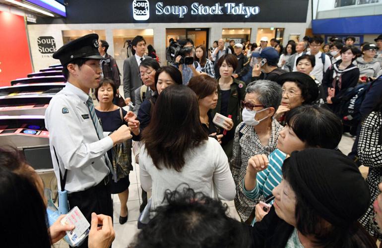 Tokyo hit by widespread blackout just before evening rush hour