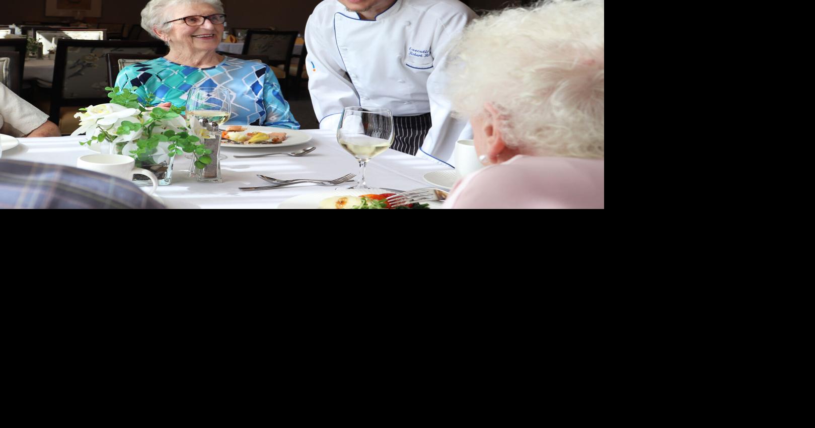V!VA Retirement Communities: Gourmet dining, prepared fresh, Anytime Dining