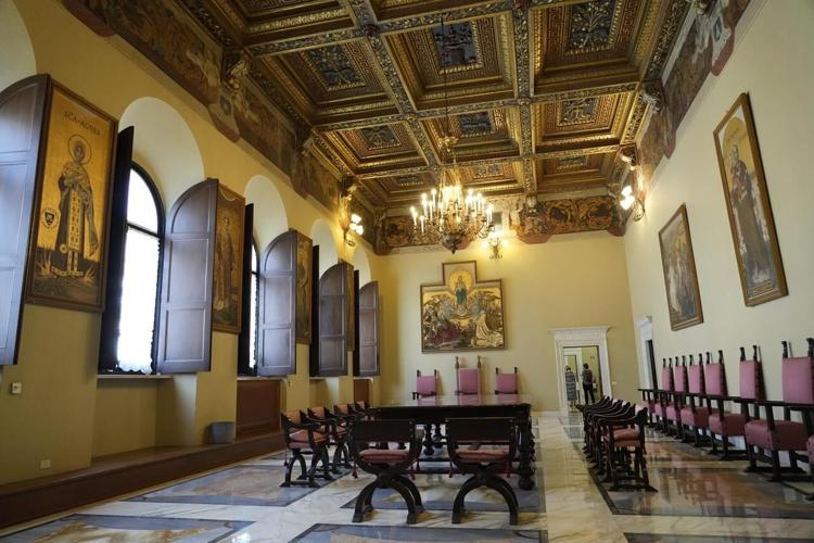 Vatican opens up a palazzo built on ancient Roman ruins and housing its ...