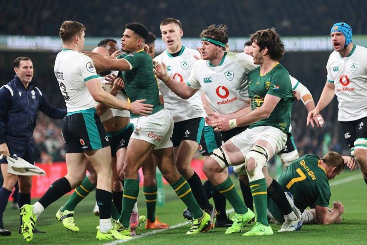 Chaos and drama mark the Springboks' first win over Ireland in Dublin ...