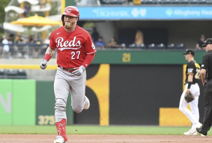 Fraley tallies 3 RBIs, scores 4 times; Reds top Pirates 9-5