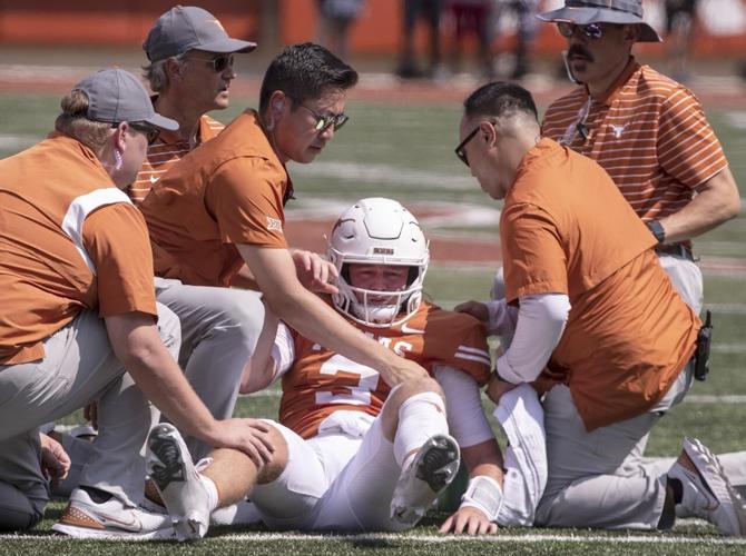 Texas QB Ewers has sprained clavicle in Alabama loss
