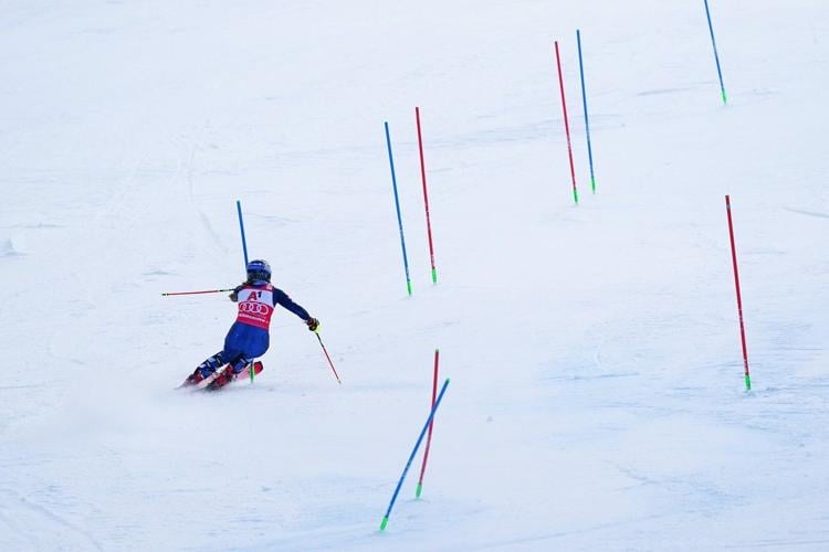 Shiffrin's winning streak in danger as Swiss skier Rast leads World Cup ...