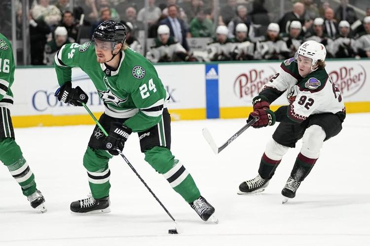 Benn, Seguin, Stankoven score in 2nd period, Stars beat Coyotes 5-2