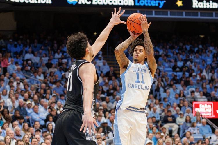 Wilson, Veesar push No. 16 North Carolina past Georgetown, 81-61