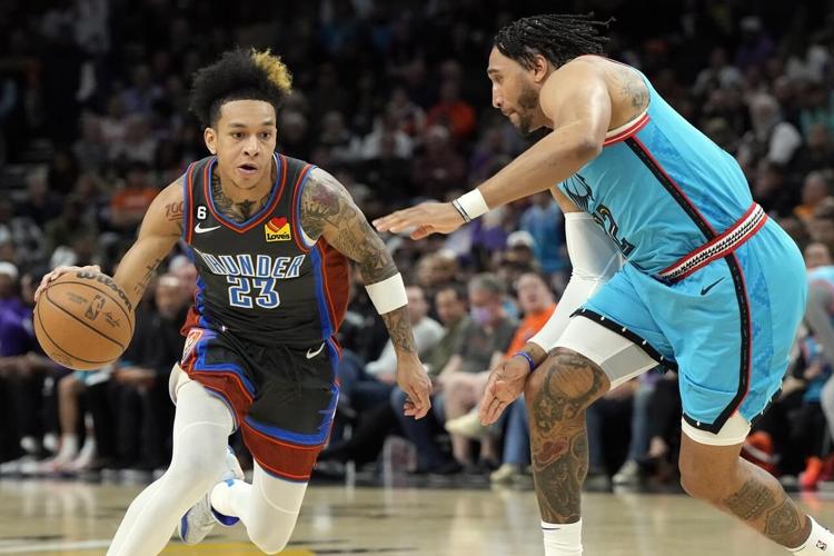 Devin Booker scores 25 points, Suns beat Thunder 124-115