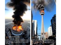 The CN Tower isn’t on fire. AI video spikes Google searches