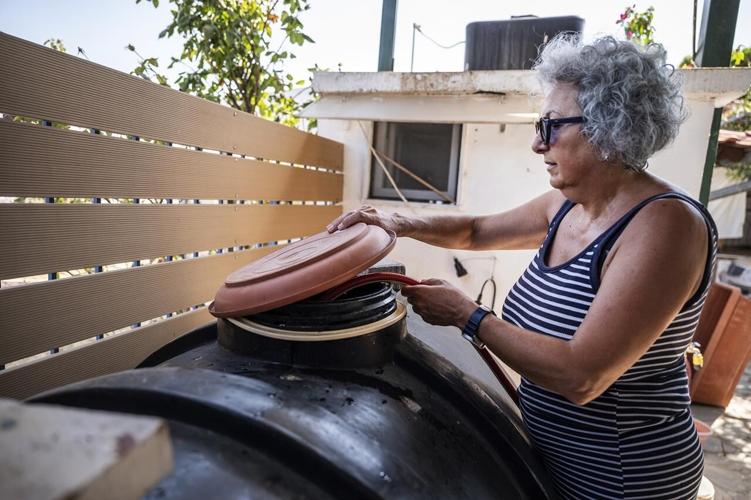 Drying lakes and thirsty trees: In drought-hit Greece, water trucks are ...