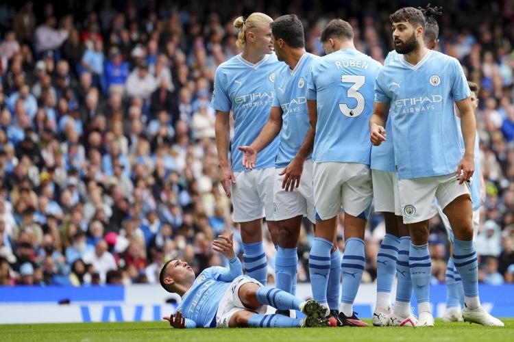 Rodri sent off and Haaland scores for Man City in 2-0 win over ...