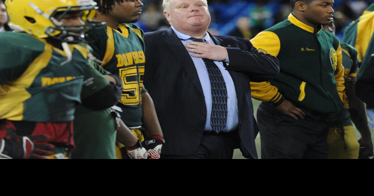 Mayor Rob Ford dismissed as Don Bosco football coach