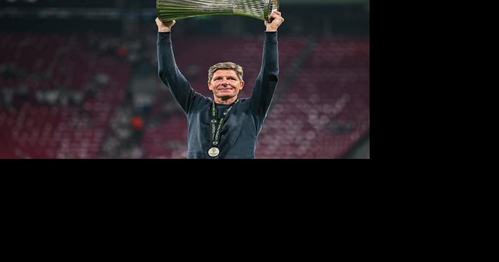 Oliver Glasner's future unclear after signing off with a trophy as ...