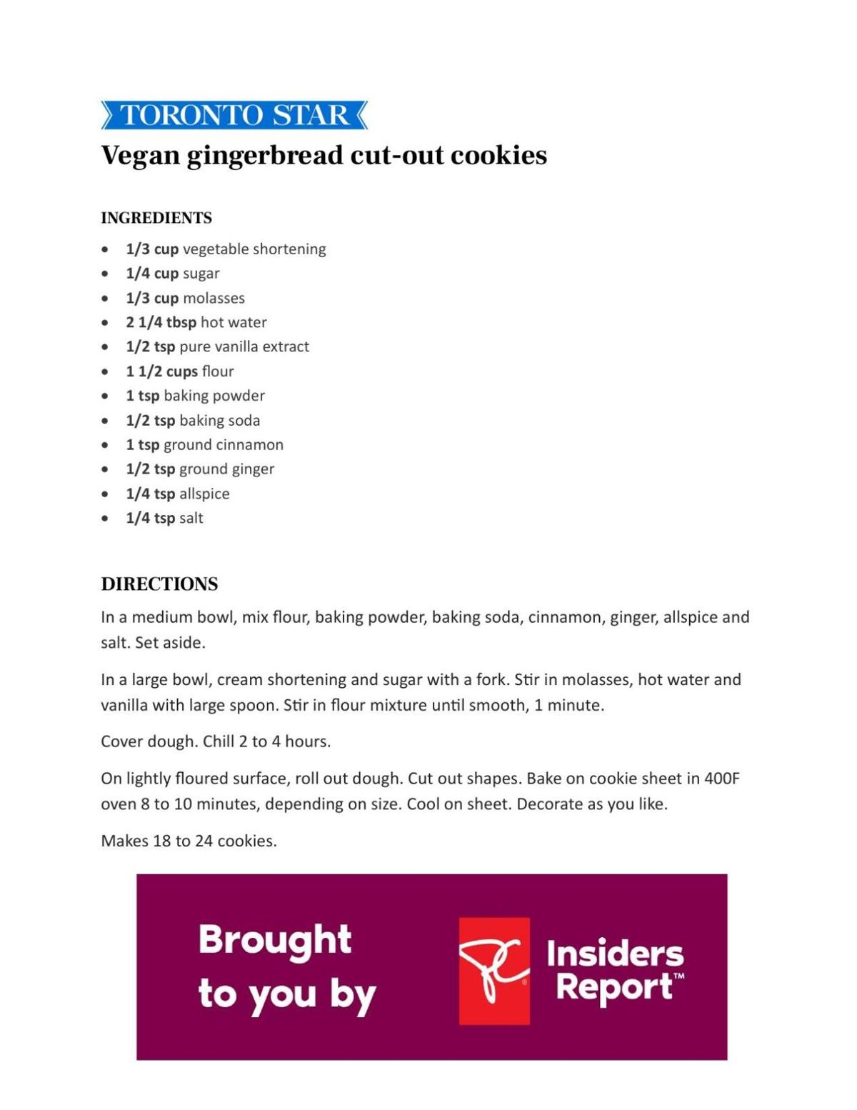 Vegan gingerbread cookies: a baking redemption story