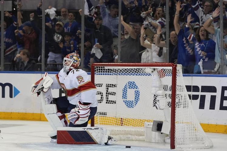 Goodrow scores in overtime, Rangers outlast Panthers 2-1 in Game 2 to ...