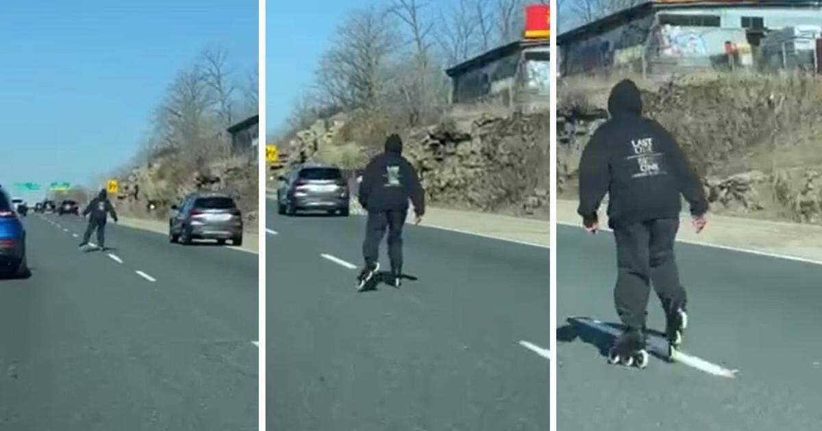 Inline skater turns heads on Hamilton’s Linc