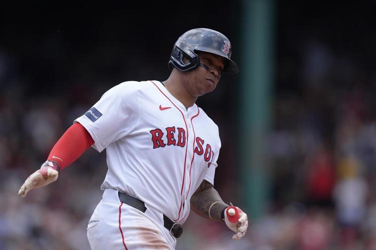 Rafael Devers' long HR breaks a seat in right field and Red Sox take ...