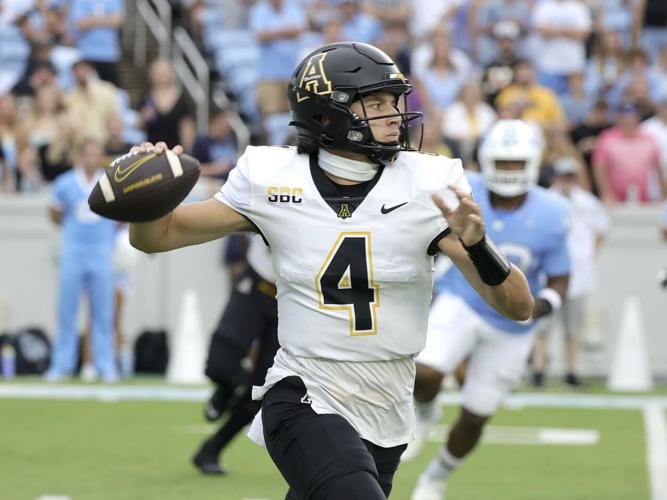 No. 17 North Carolina edges Appalachian State 40-34 in two overtimes