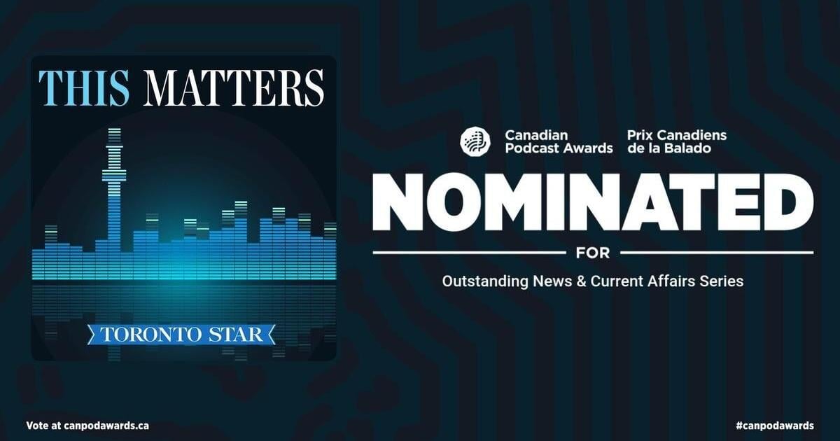 ‘This Matters’ nominated at Canadian Podcast Awards