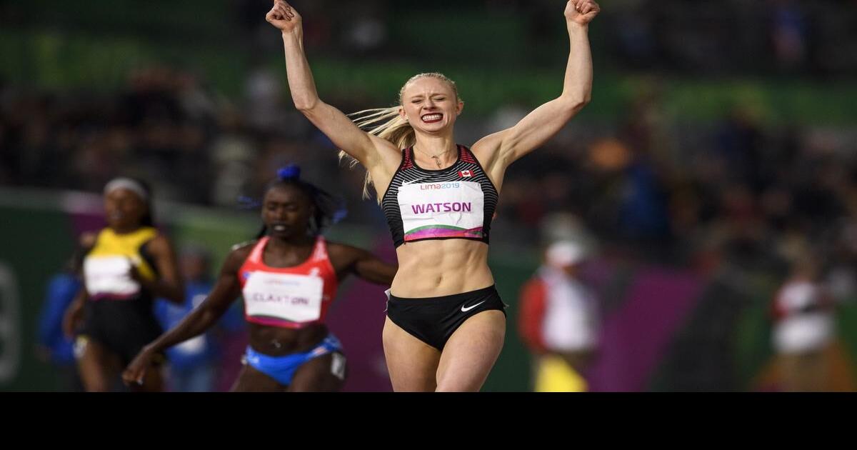 Canadian hurdler Sage Watson races to gold medal at Pan Am Games