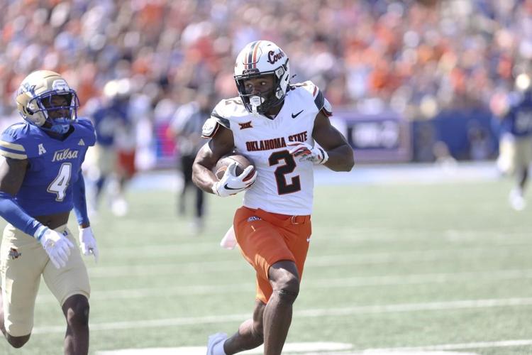 Alan Bowman's 5 TD passes lead No. 13 Oklahoma St. past Tulsa, 45-10