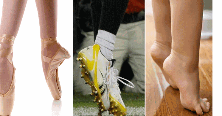 Tippy-toes give a distinct advantage