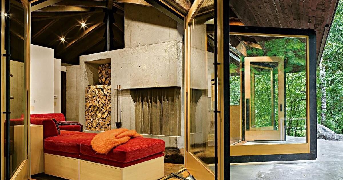 Secluded cabin in the woods near Seattle grows into the forest