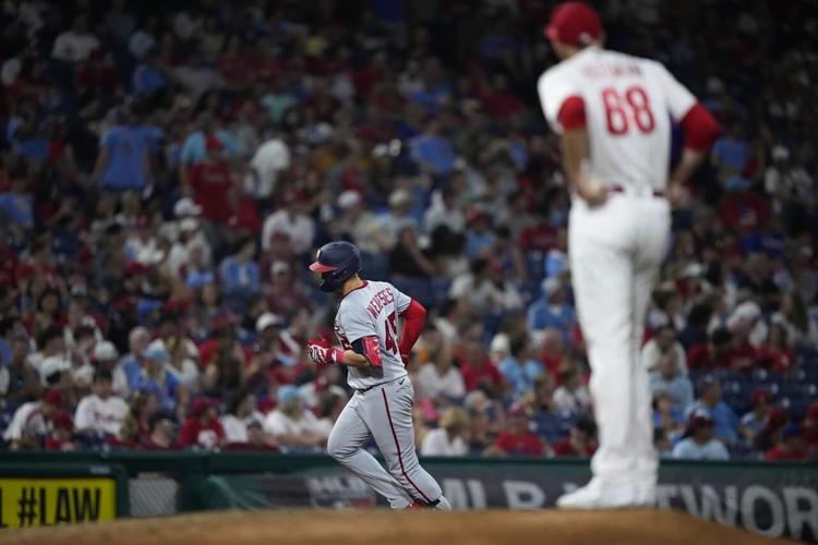 Joey Meneses takes Craig Kimbrel deep in ninth, Nationals split doubleheader with Phillies