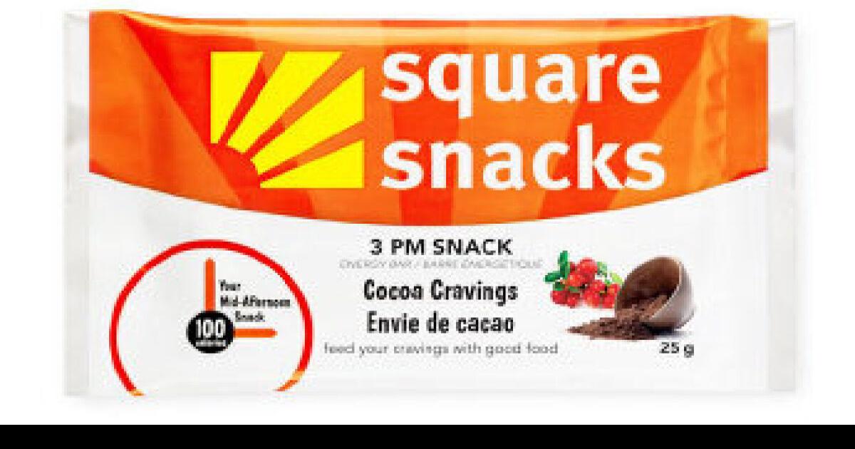 Delicious Square Snacks created by Toronto nutritionist, George Brown ...