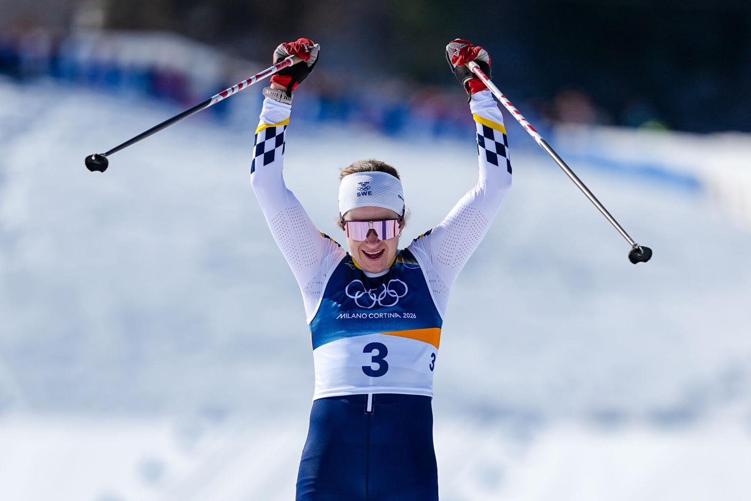 Sweden’s Ebba Andersson gets redemption in winning 50km cross-country ...
