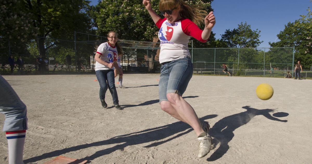 Keeping fit: Toronto Kickball takes adults back to the playground