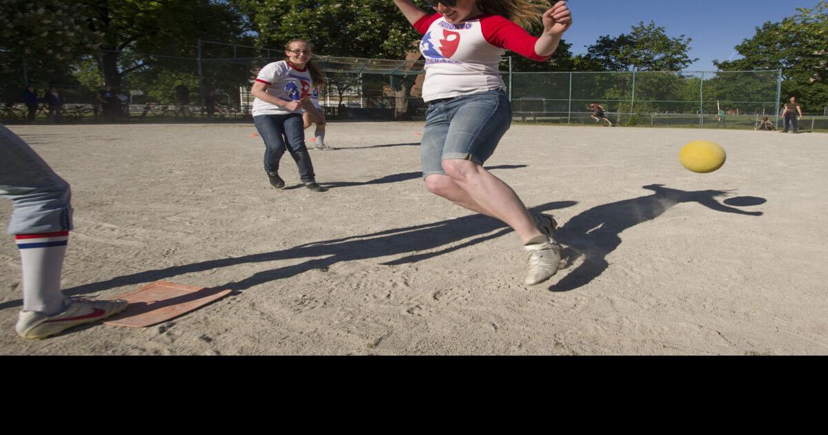 Keeping fit: Toronto Kickball takes adults back to the playground