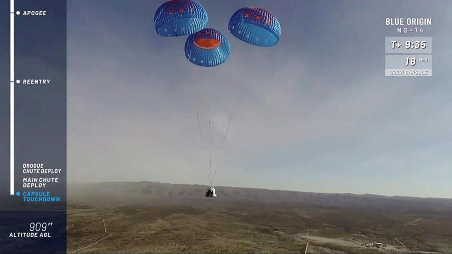 Blue Origin launches capsule to space with astronaut perks