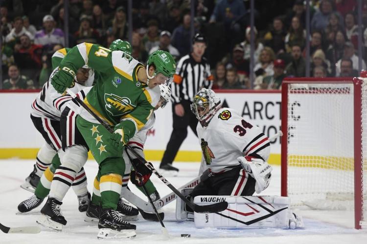 Spurgeon breaks 33-game scoreless streak with two goals, Minnesota ...