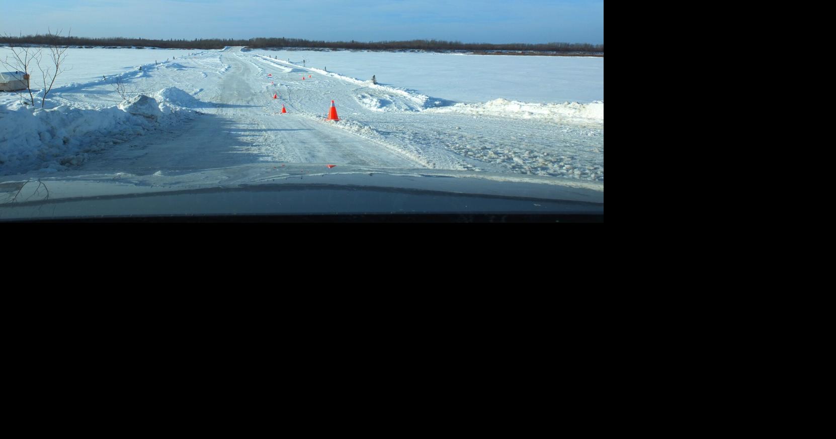 What happens when winter is too warm for ice roads?