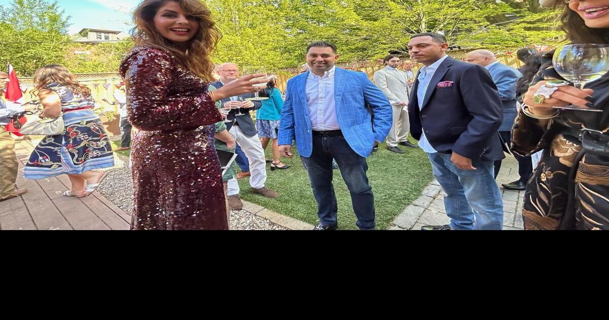 British consul general Fouzia Younis introduces herself to T.O.