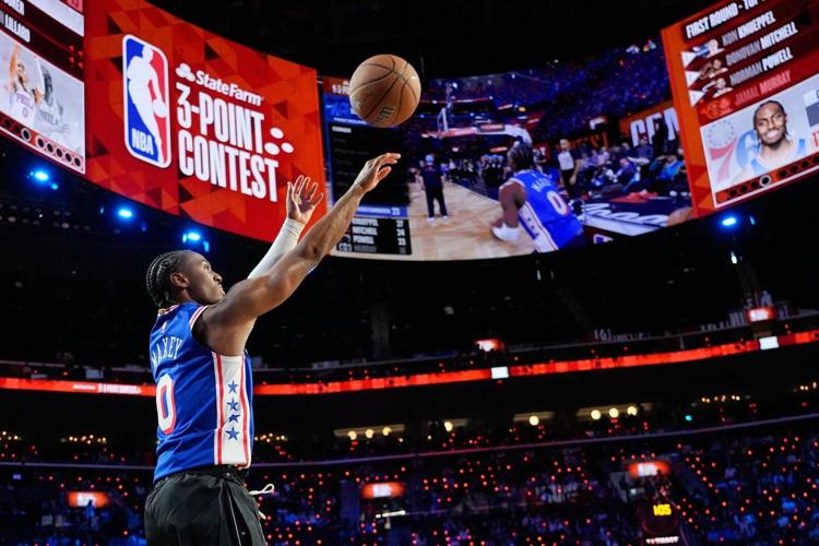 Tyrese Maxey sets 76ers' 3-point record in front of sellout crowd ...
