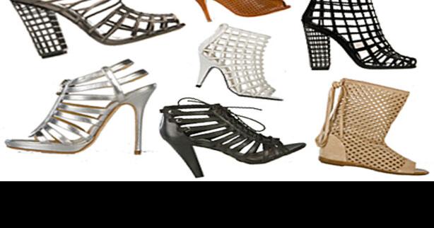 Cage match over racy shoes