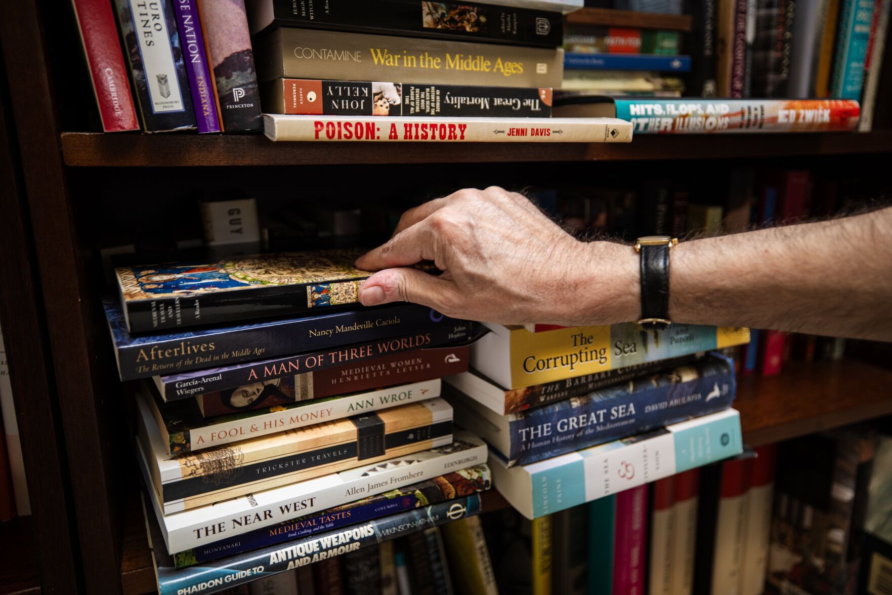 A peek at the library of fantasy author Guy Gavriel Kay