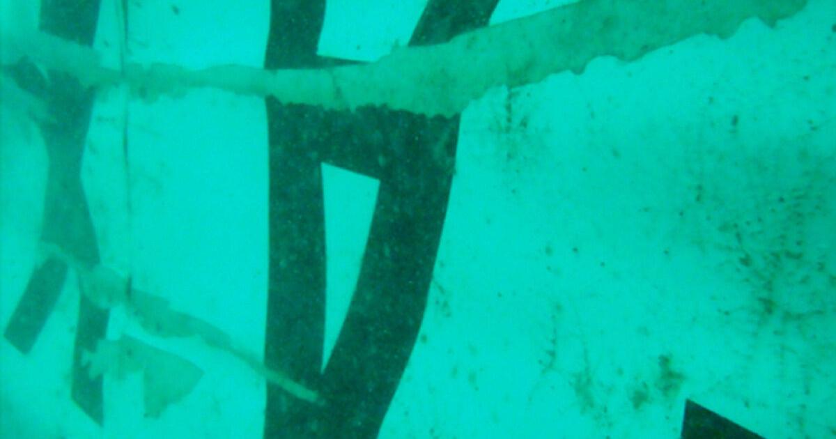 AirAsia Flight 8501: First pictures released of tail found under water