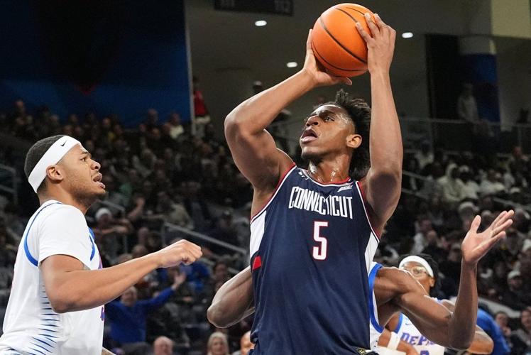 Alex Karaban scores 21 points as No. 5 UConn beats DePaul 72-54