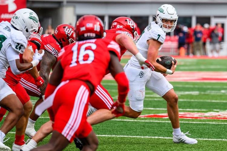 No. 25 Utah throttles Cal Poly 63-9 behind Devon Dampier's 3 TD passes