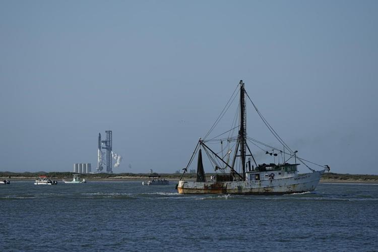 SpaceX calls off 1st launch attempt of giant rocket in Texas