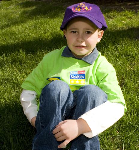 Tobin is giving back to SickKids, 20 years after his first visit