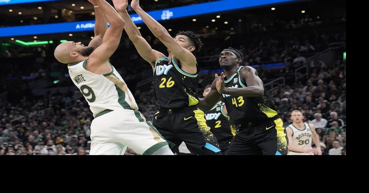 Jayson Tatum scores 30, comes up with late blocks as Celtics hold off Pacers 129-124